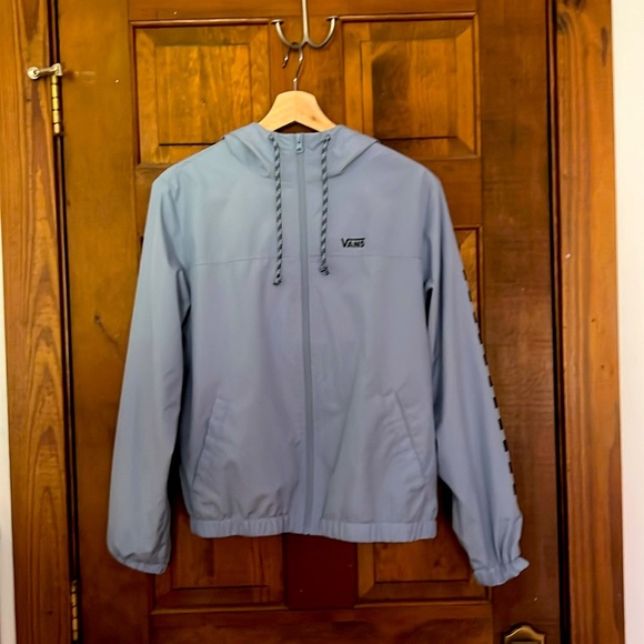 Jackets & Coats | Baby Blue Vans Jacket | Poshmark